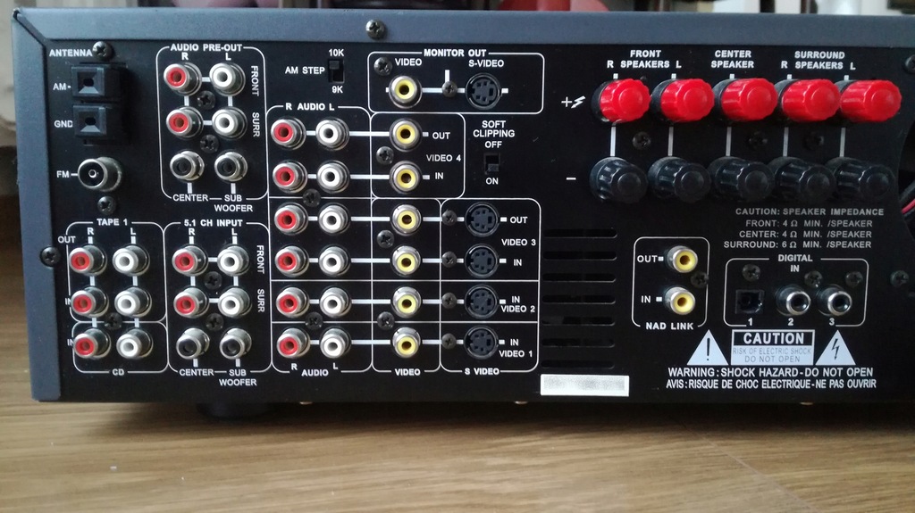 NAD T 760 AMPLITUNER 5.1 OKAZJA ! LICYTACJA ! BCM - 7448765663 ...