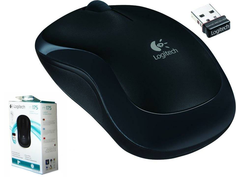 BEZPRZEWODOWA MYSZ LOGITECH WIRELESS M175 NANO HIT - 5658400559 ...