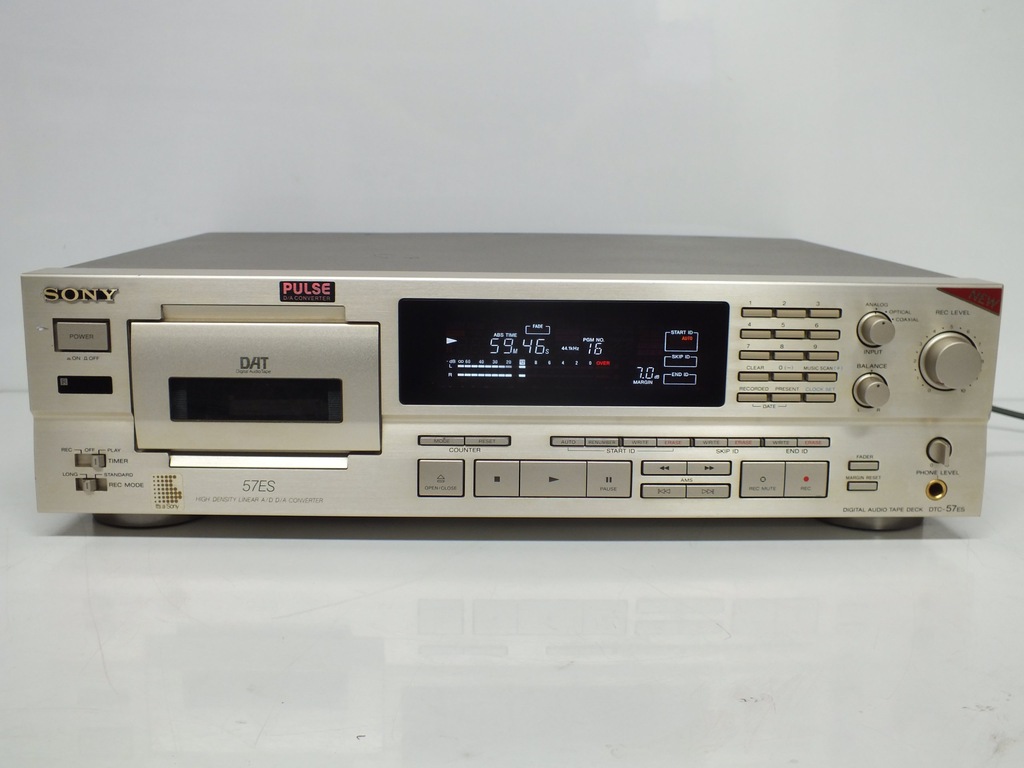 Magnetofon cyfrowy Sony DTC-57ES DAT Gwarancja - 6999921745 - oficjalne archiwum Allegro