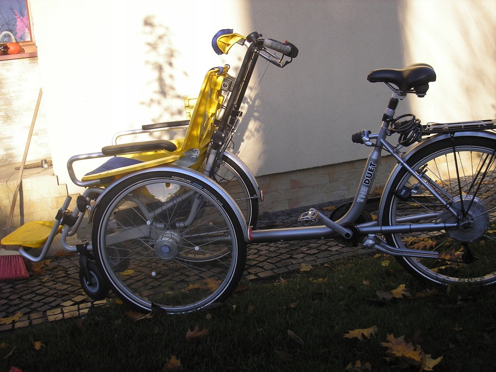 rower z wózkiem elektryczny rehabilitacyjny riksza - 7629280305 ...