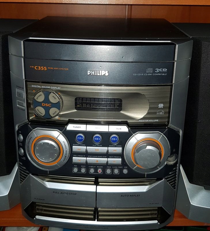 WIEŻA PHILIPS FW-C355/22 MINI HIFI SYSTEM - 7762523992 - oficjalne ...