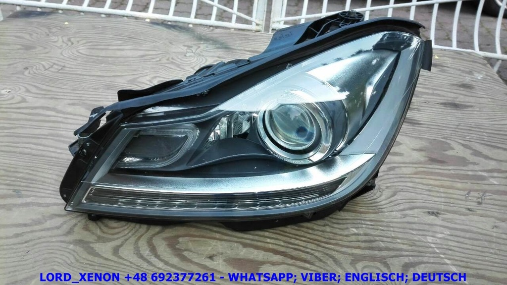 MERCEDES C W204 BI-XENON SKRĘTNY LIFT A2048203539 - 7438068385 ...