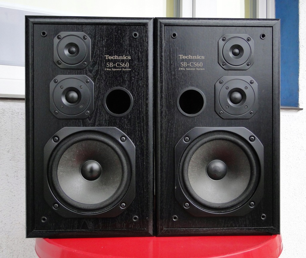 KOLUMNY TECHNICS SB-CS60 GŁOŚNIKI 120W BASS REFLEX - 7720880818 - oficjalne archiwum Allegro
