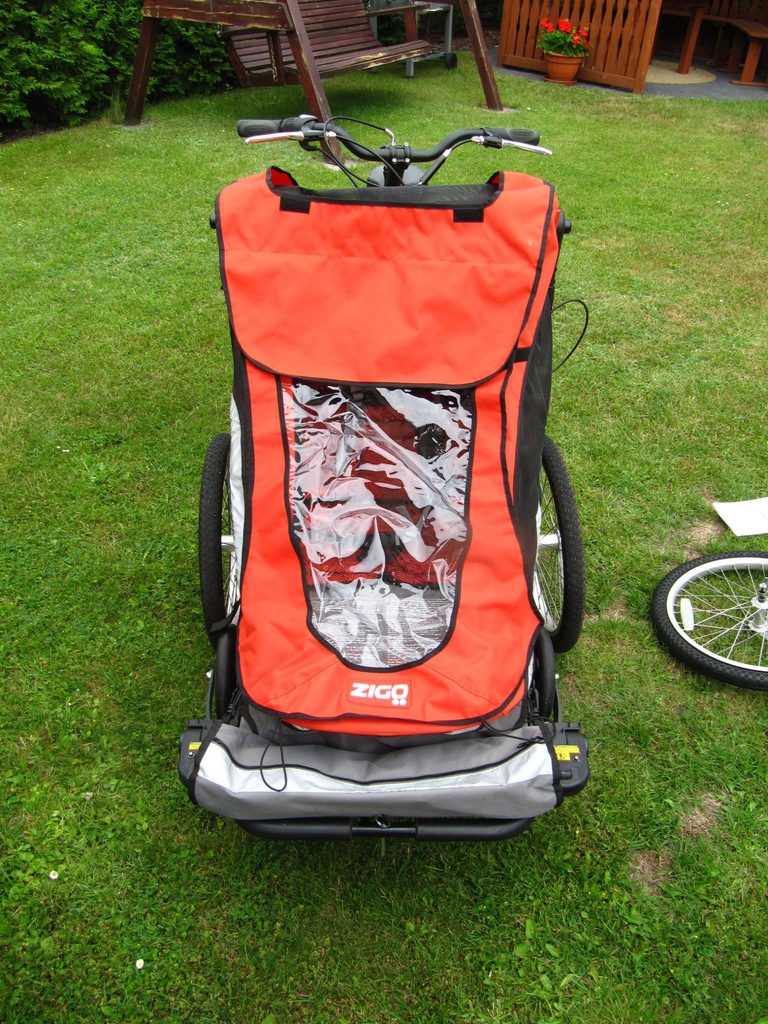 ZIGO LEADER X2 RIKSZA PRZYCZEPKA ROWER SUPER!!!!! - 7400433587 ...