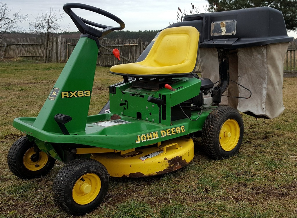 Traktorek ogrodowy Ciągniczek John Deere RX63 Kosz - 7115921243 ...