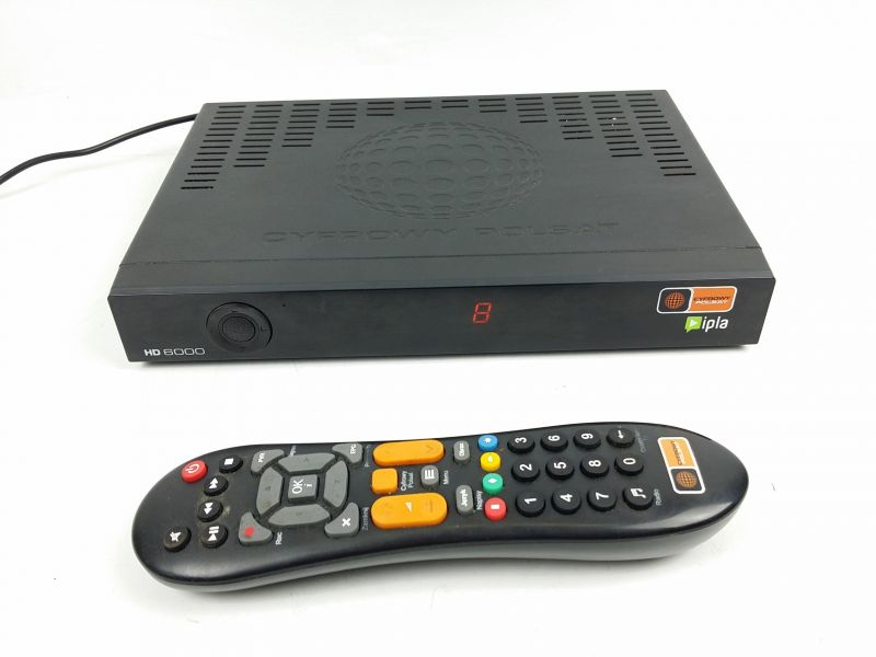 DEKODER HD 6000 CYFROWY POLSAT + PILOT - 7226986007 - oficjalne archiwum Allegro