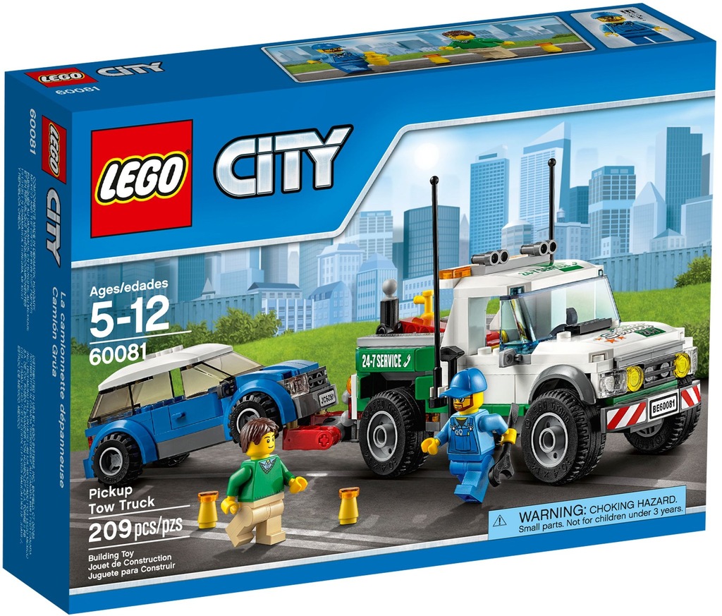 LEGO CITY 60081 POMOC DROGOWA auto laweta SKLEP 24 - 7706897909 ...