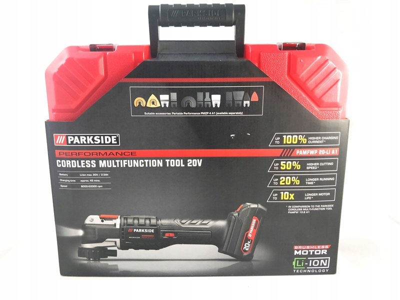 NARZĘDZIE WIELOFUNKCYJNE PARKSIDE PERFORMANCE 20V - 7760947269 ...