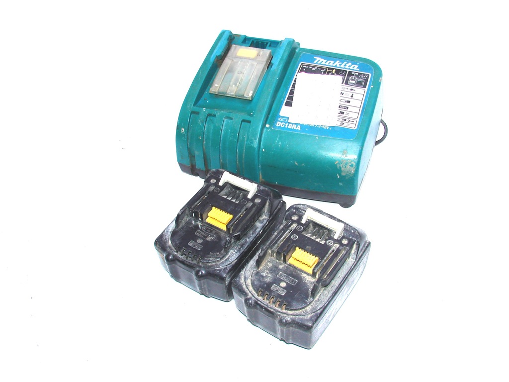 ŁADOWARKA MAKITA DC18RA + AKUMULATORY - 7249519721 - oficjalne archiwum ...