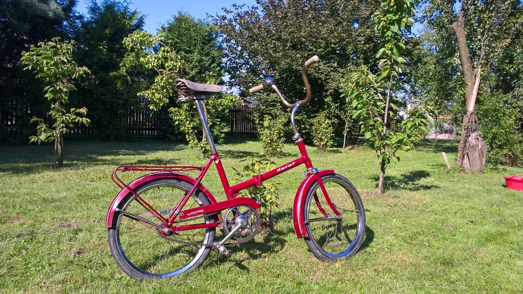 Stary rower składak Romet Karat 1972 PRL - 7399137664 - oficjalne ...