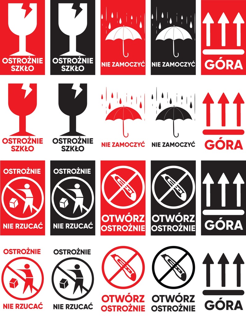 NAKLEJKA NIE RZUCAĆ ETYKIETA 500sztuk CZARNA - 7362724764 - oficjalne ...