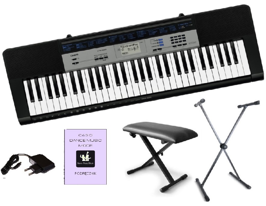 CASIO CTK-1500 keyboard pianino GOTOWY zestaw - 7118587359 - oficjalne ...