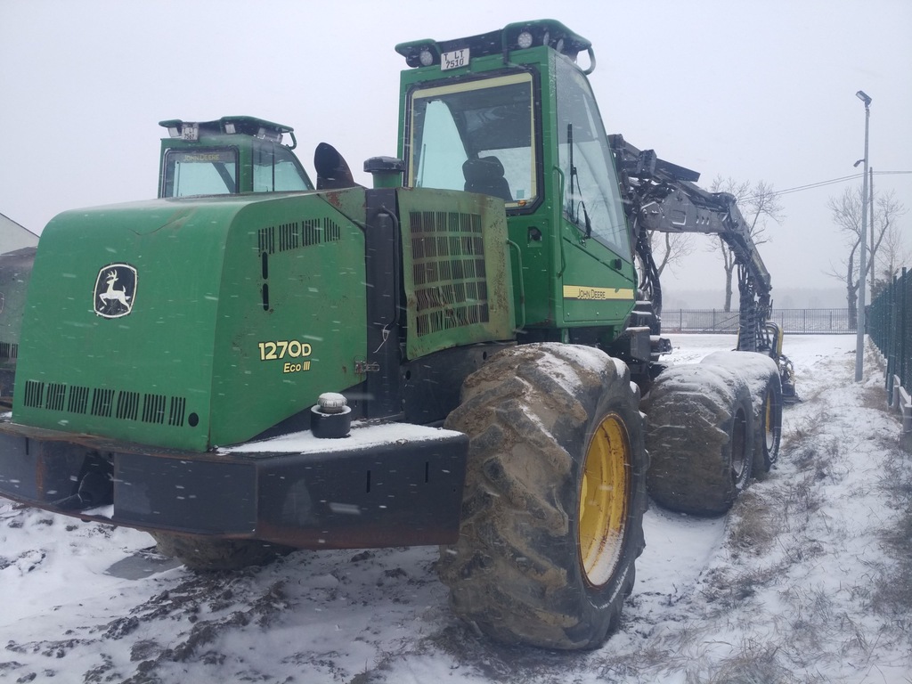 Harwester John Deere 1270D 2007, Timberjack - 7263265466 - oficjalne ...
