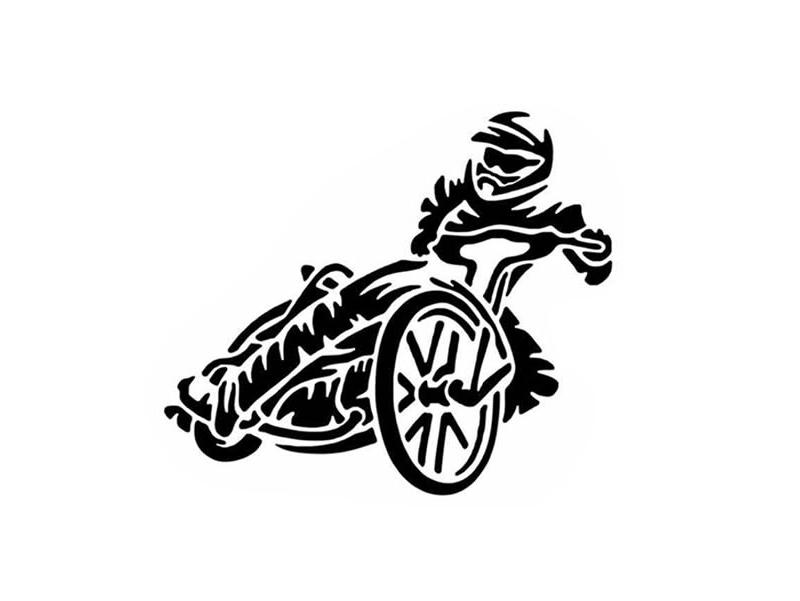 NAKLEJKA NALEPKA ŻUŻLOWIEC MOTOR ŻUŻEL 7092478848 - Allegro.pl