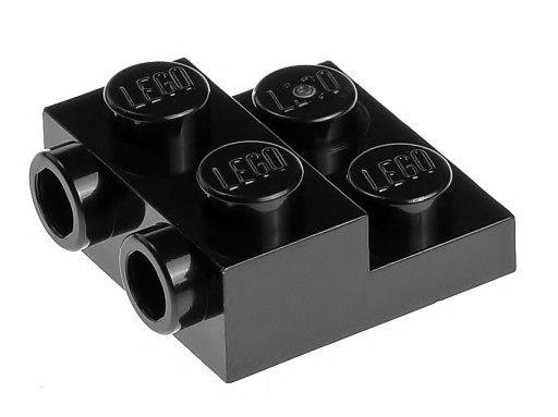 LEGO Płytka Modyfikowana MOD 2x2 99206 Czarna 14400390256 - Allegro.pl
