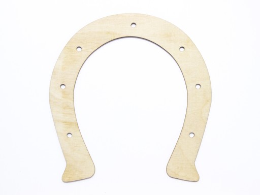 Dekor PODKOWA koń sklejka ozdoba • Cena, Opinie • Dekory 11972558659 ...