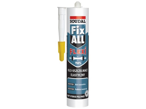 SOUDAL Klej-uszczelniacz hybrydowy Fix ALL Flexi 290 ml biały 102840 (5411183012547) • Cena ...